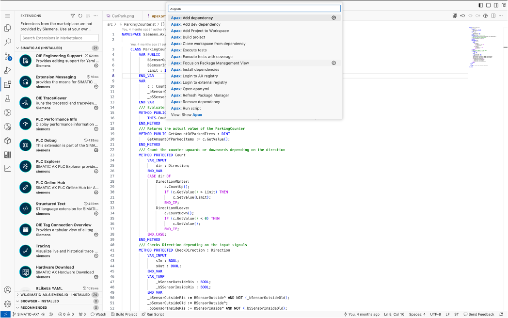 SIMATIC AX Early Access