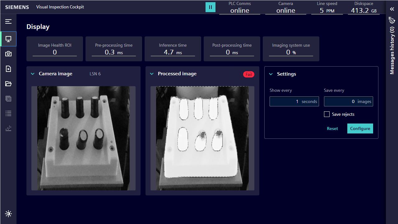 Visual Inspection Cockpit & Engineering Tool